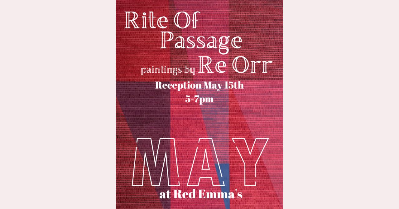 Reception: "Rites of Passage" Painting by Re Orr